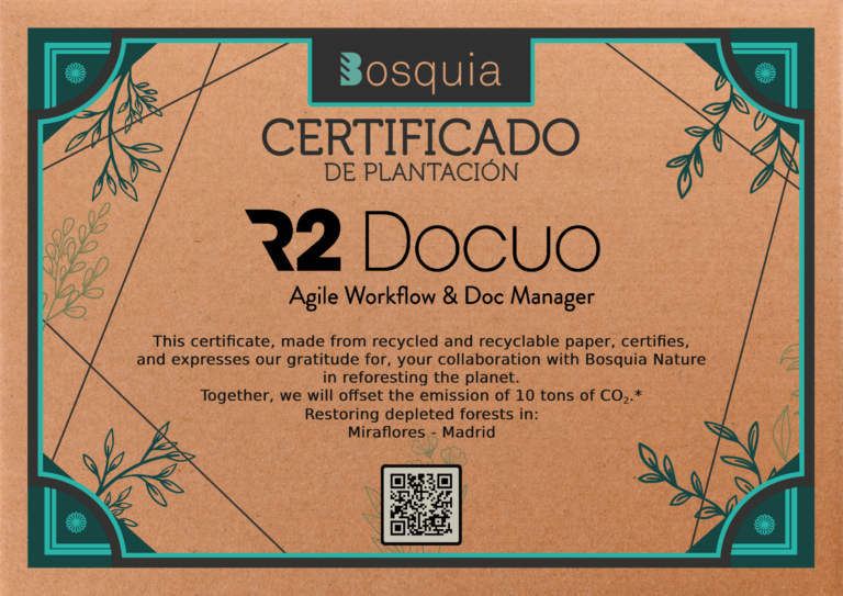 We planted a forest for our tenth anniversary! - R2 Docuo