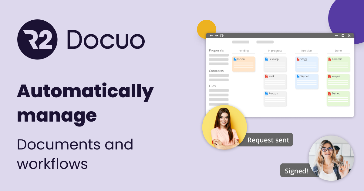 Agile Workflow & Document Manager | R2 Docuo