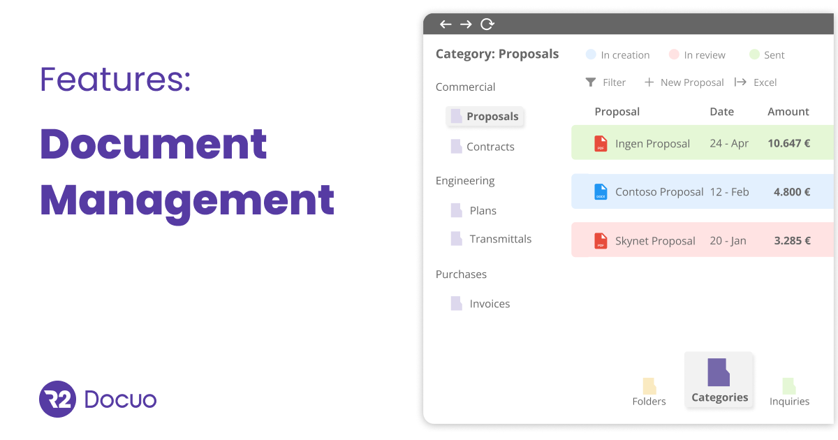 Document Management: Feature List | R2 Docuo