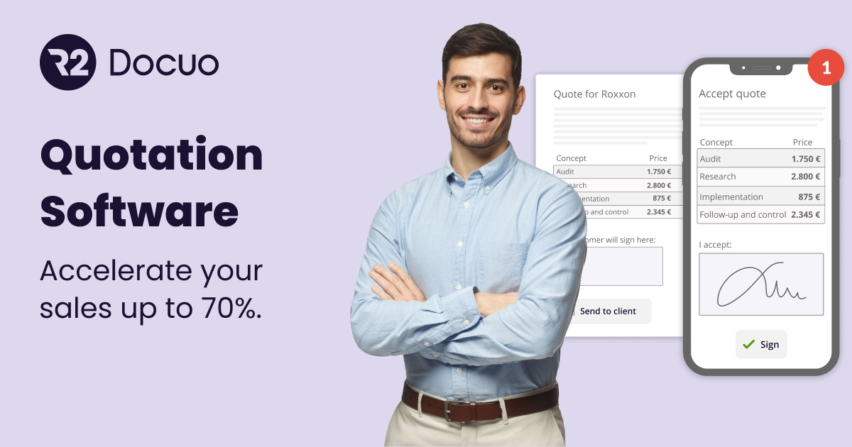 Software for Quotations and Commercial Proposals | R2 Docuo Software for Quotations and Commercial Proposals | R2 Docuo