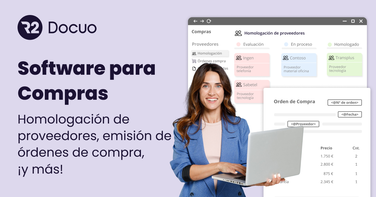 Software para Compras: Pedidos, Facturas, Proveedores | Docuo